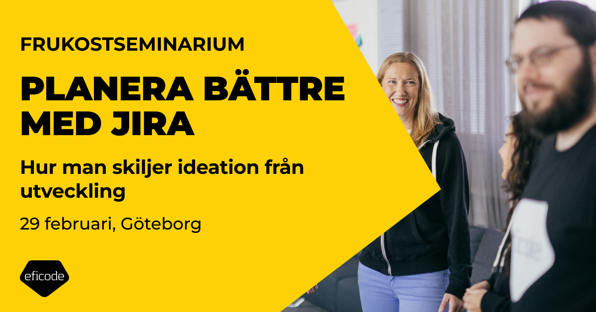 Frukostseminarium: Planera bättre med Jira